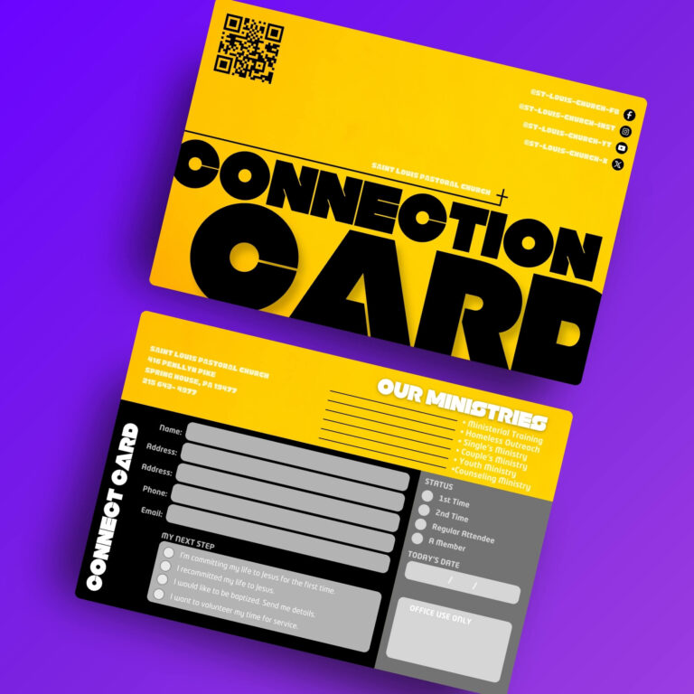 Connection Card QR Code Template Online | Ready for Canva